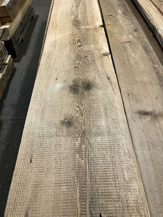 Reclaimed Wire-Brushed Hemlock Decking - Longleaf Lumber