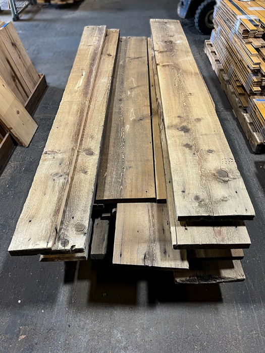 Reclaimed Wire-Brushed Hemlock Decking - Longleaf Lumber