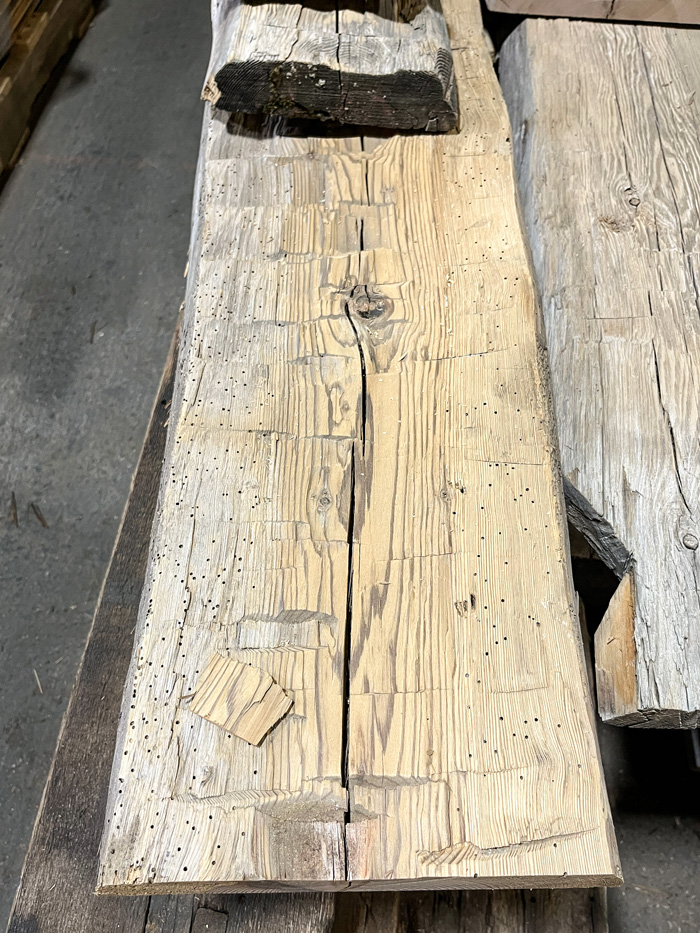 Hand Hewn Reclaimed Wood Jackets - Longleaf Lumber